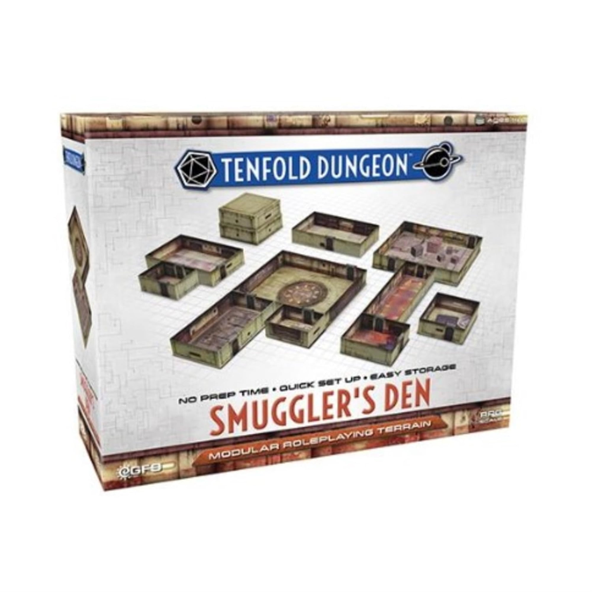 Gale Force Nine Tenfold Dungeon Smugglers Den Modular Roleplaying ...