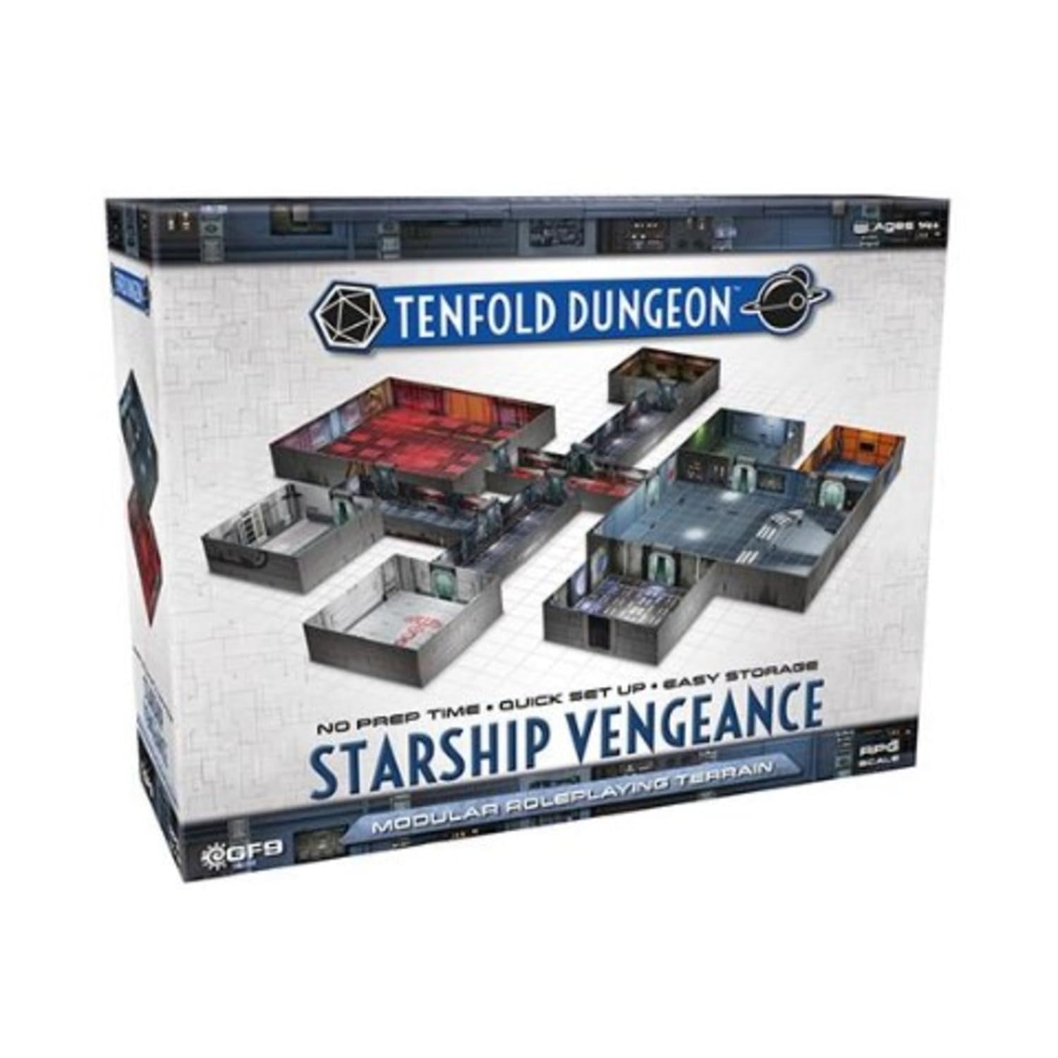 Gale Force Nine Tenfold Dungeon Starship Vengeance Modular Roleplaying ...