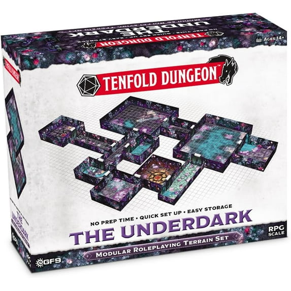 Gale Force Nine - Tenfold Dungeon - The Underdark - Walmart.com