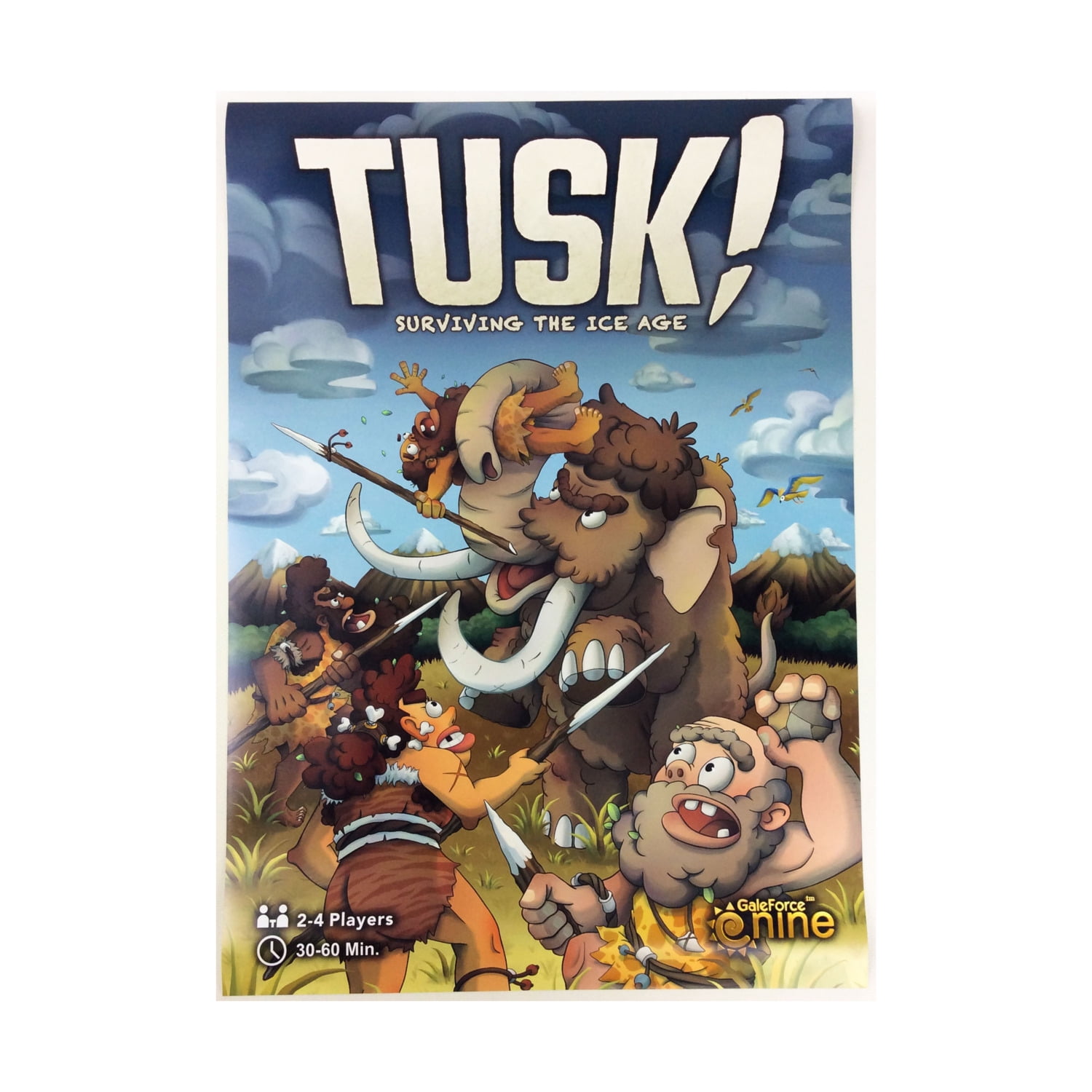 Gale Force Nine Tusk! Surviving the Ice Age Poster New - Walmart.com