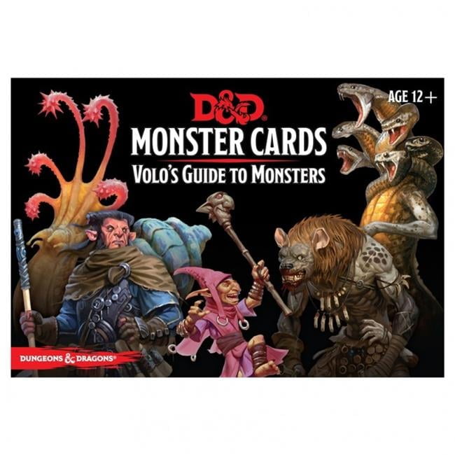Gale Force Nine Volos Guide Deck Dungeons & Dragons Monster Game Cards ...