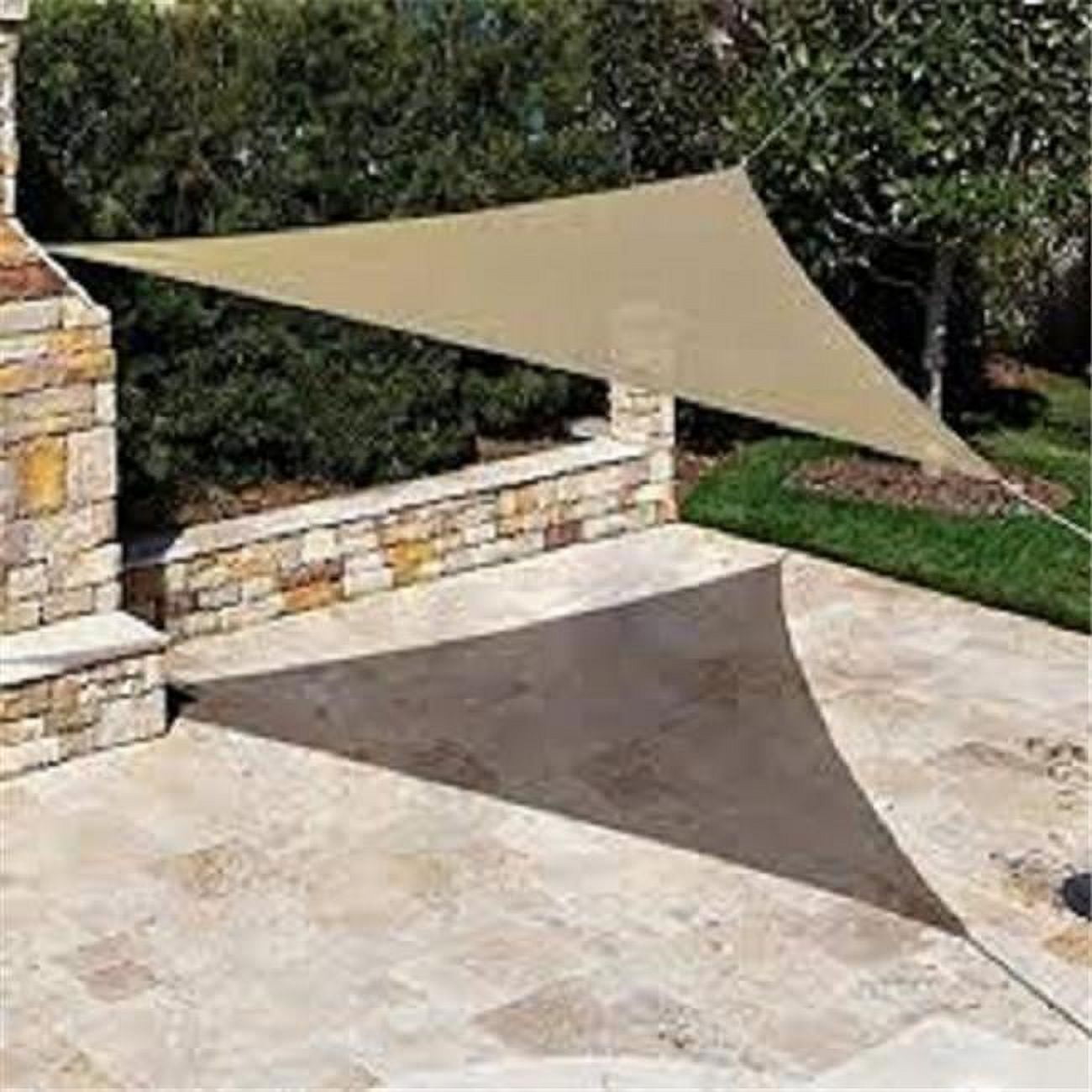 Gale Pacific Ready To Hang Shade Sail 11 ft. x 10 in., Almond - Walmart.com