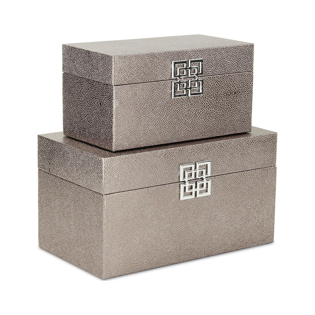 Galena "Double Happiness" Gray Shagreen Box Set - Walmart.com