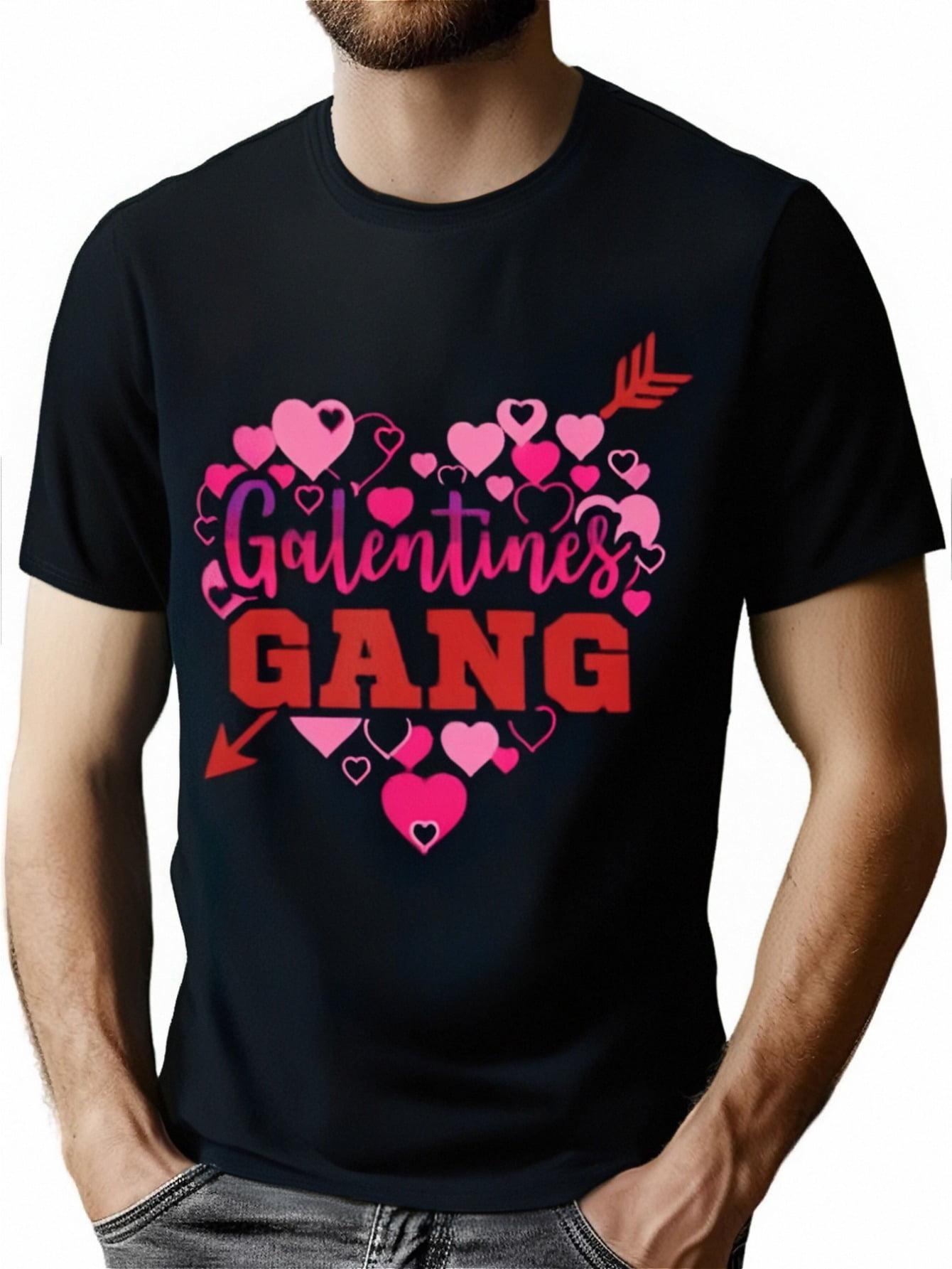 Galentines Gang Humor Valentine'S Day Quotes Clothing T-shirtFather's ...