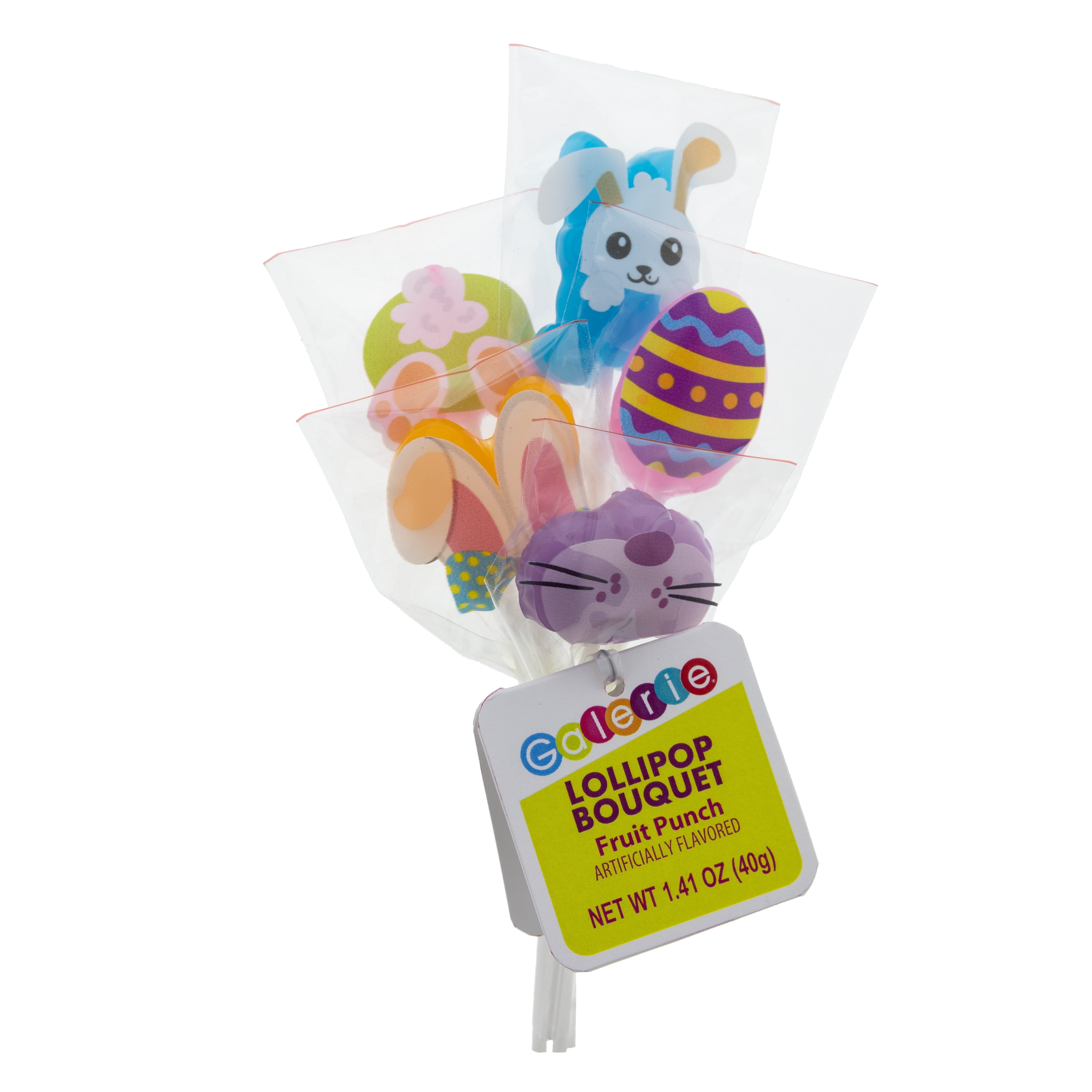 Galerie Easter Candy Pops, Crazy Bunny 5 Count Lollipop Bouquet for ...