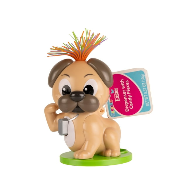 Galerie Crazy Hair Pug Dispenser with Candy Pieces, 0.37 oz - Walmart.com