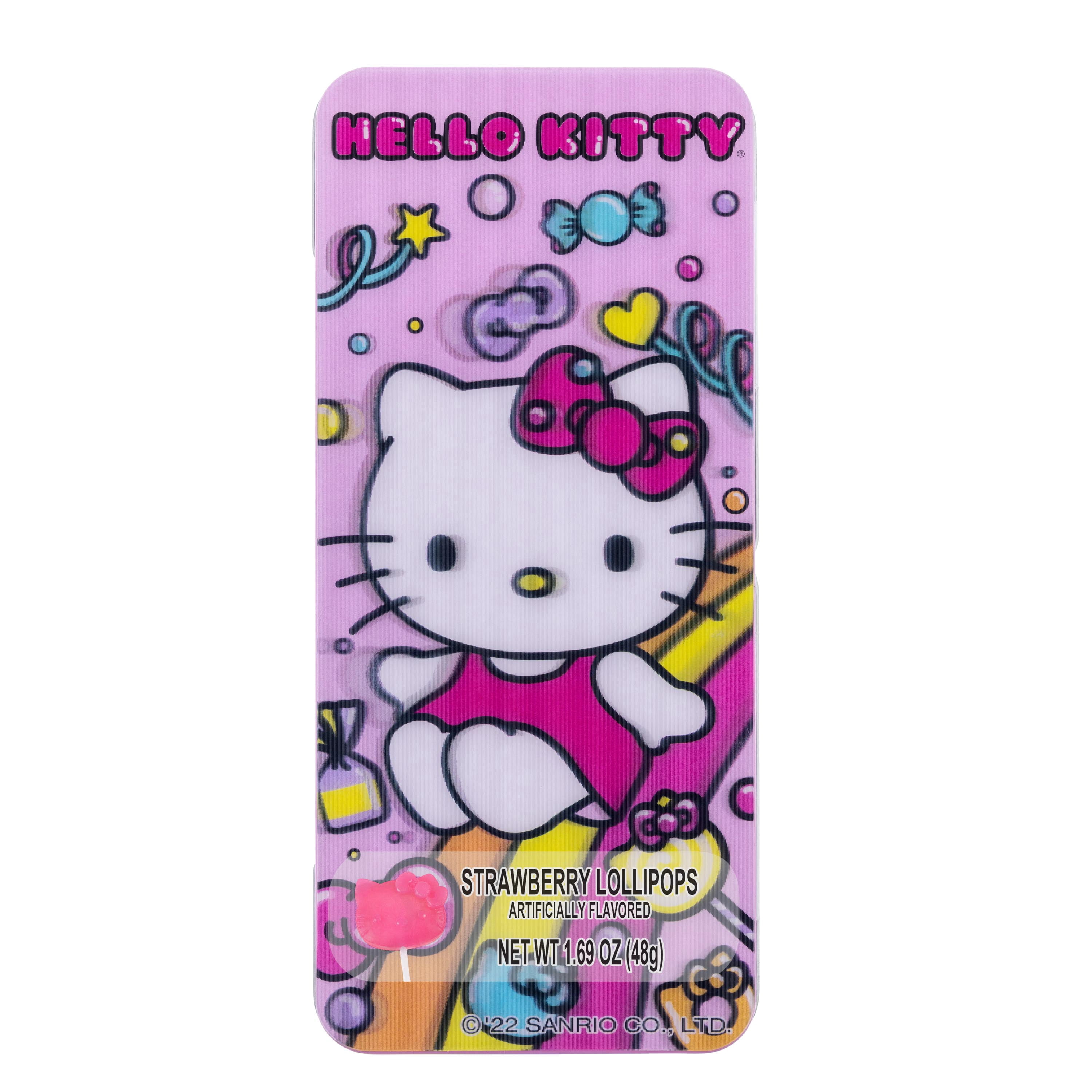 Galerie Hello Kitty Lenticular Tin with Lollipops, 1.69 oz - Walmart.com
