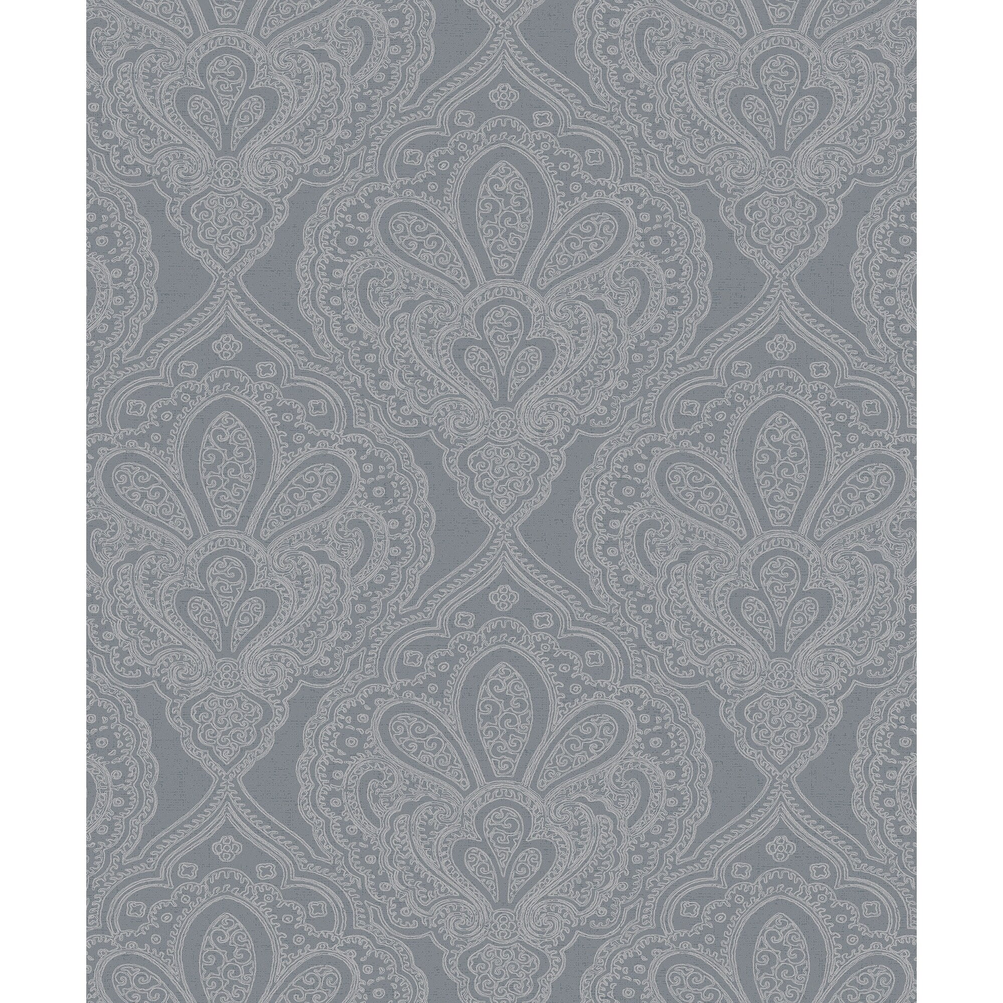 Galerie Wallcoverings Emporium 3D Embossed Mehndi Damask Non-woven ...
