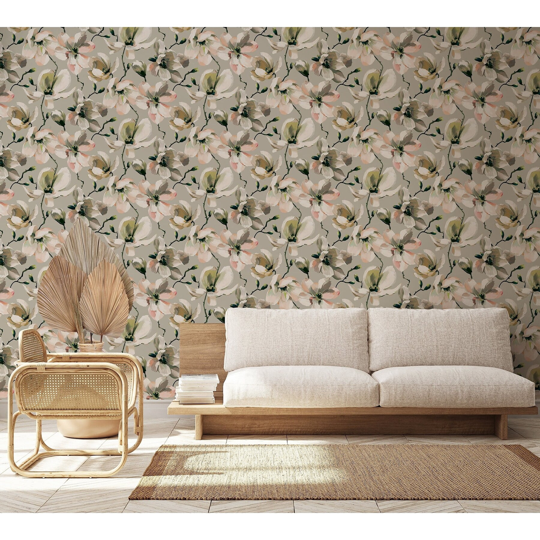 Galerie Wallcoverings Flora Cherry Blossoms Vinyl on Non-woven Matte ...