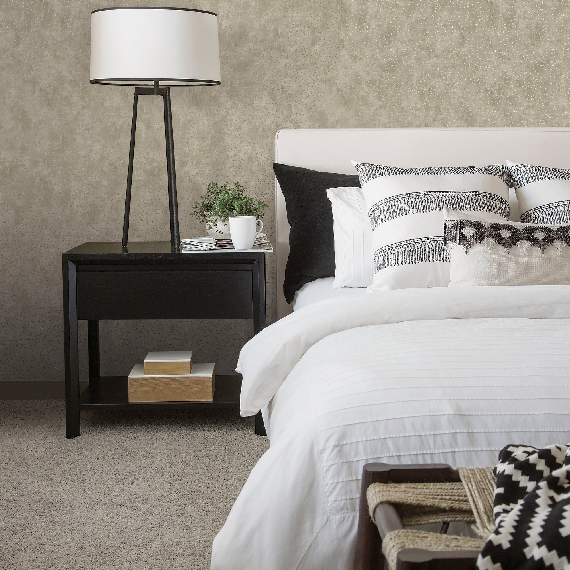 Galerie Wallcoverings Lustre Collection Embossed Abstract Spot Non ...