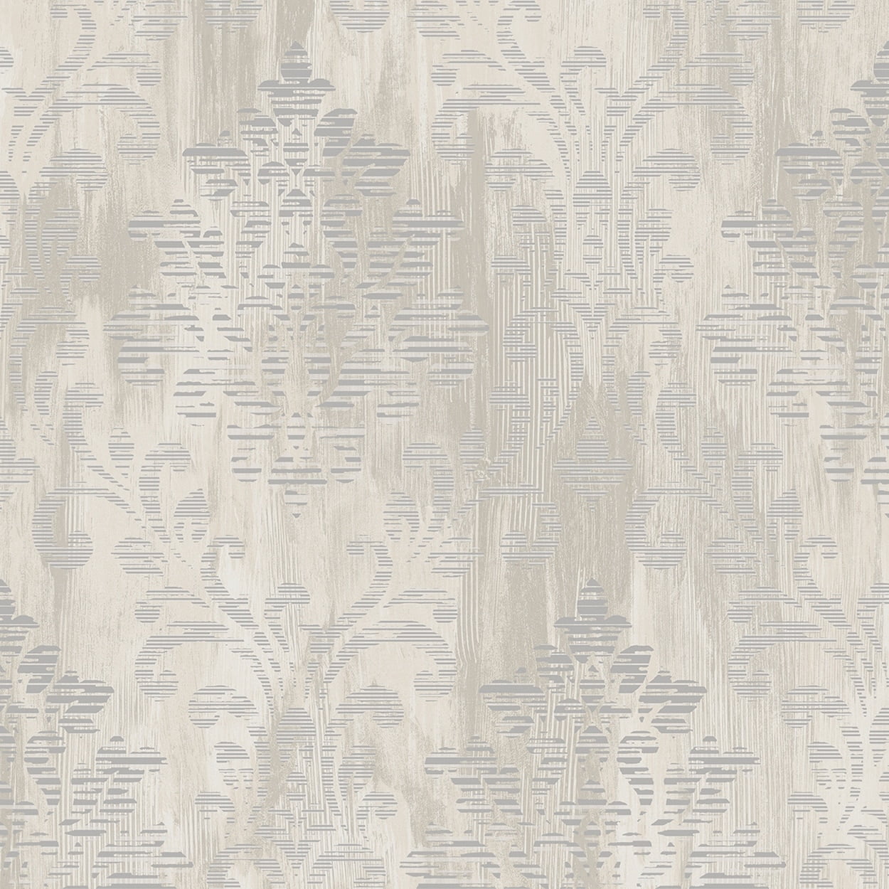Galerie Wallcoverings Metallic FX Modern Damask Non-woven Metallic ...