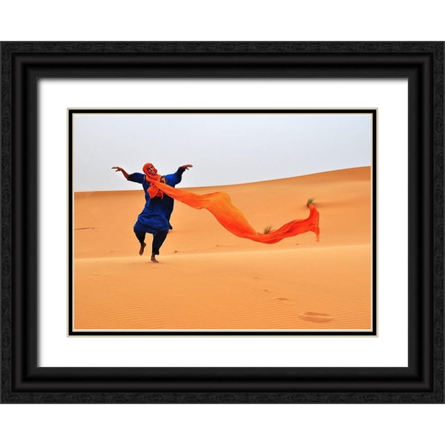 Galert, Aleksandra 14x11 Black Ornate Wood Framed with Double Matting ...