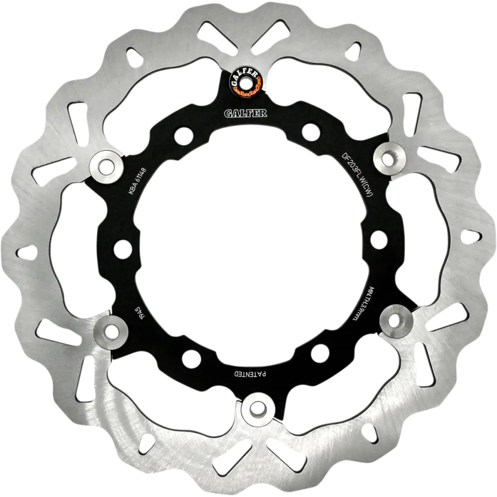 Galfer Standard Floating Wave Front Brake Rotor (DF203CW) - Walmart.com