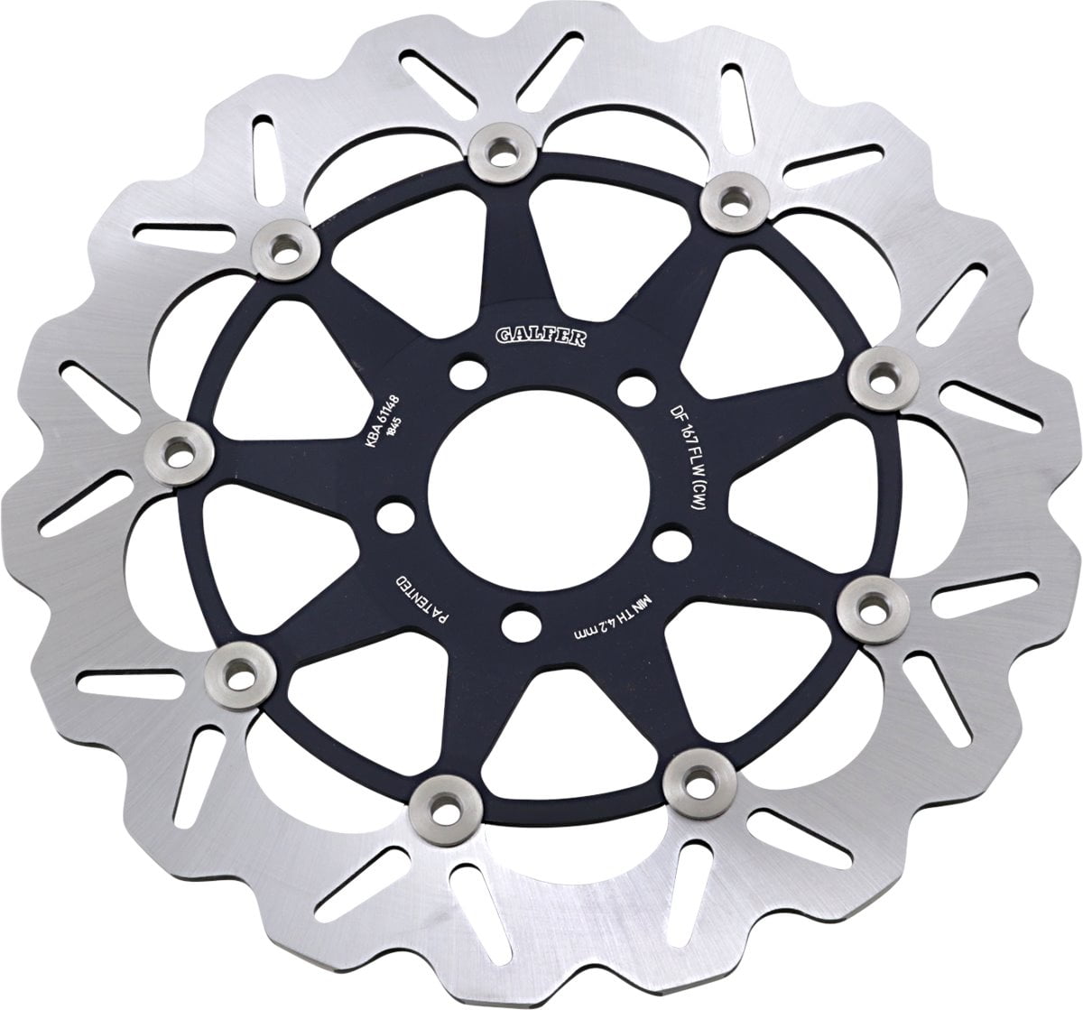 Galfer Standard Floating Wave Front Brake Rotor (DF167CW) - Walmart.com