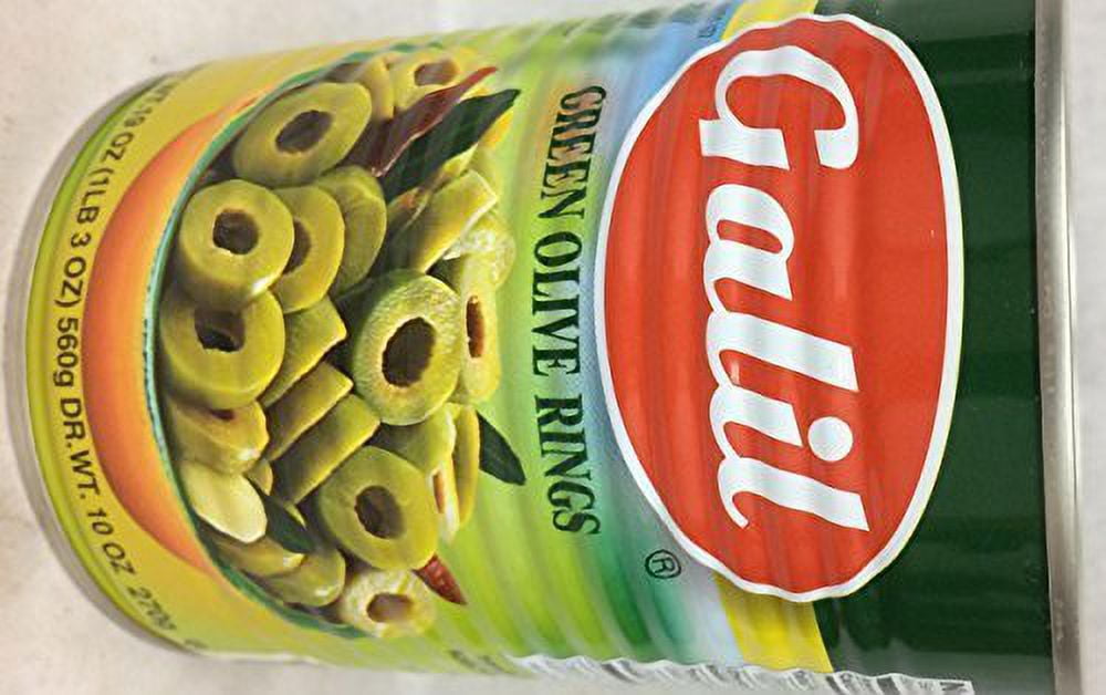 Galil Green Olive Rings 19 Oz. Kosher For Passover Pack Of 6 - Walmart.com