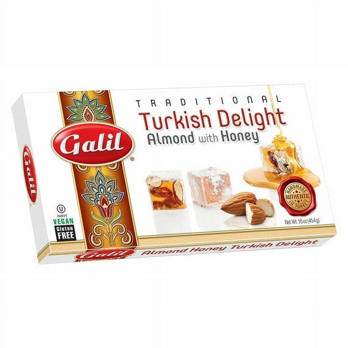 Galil Turkish Delight | Almond W/Honey | 16 oz - Walmart.com