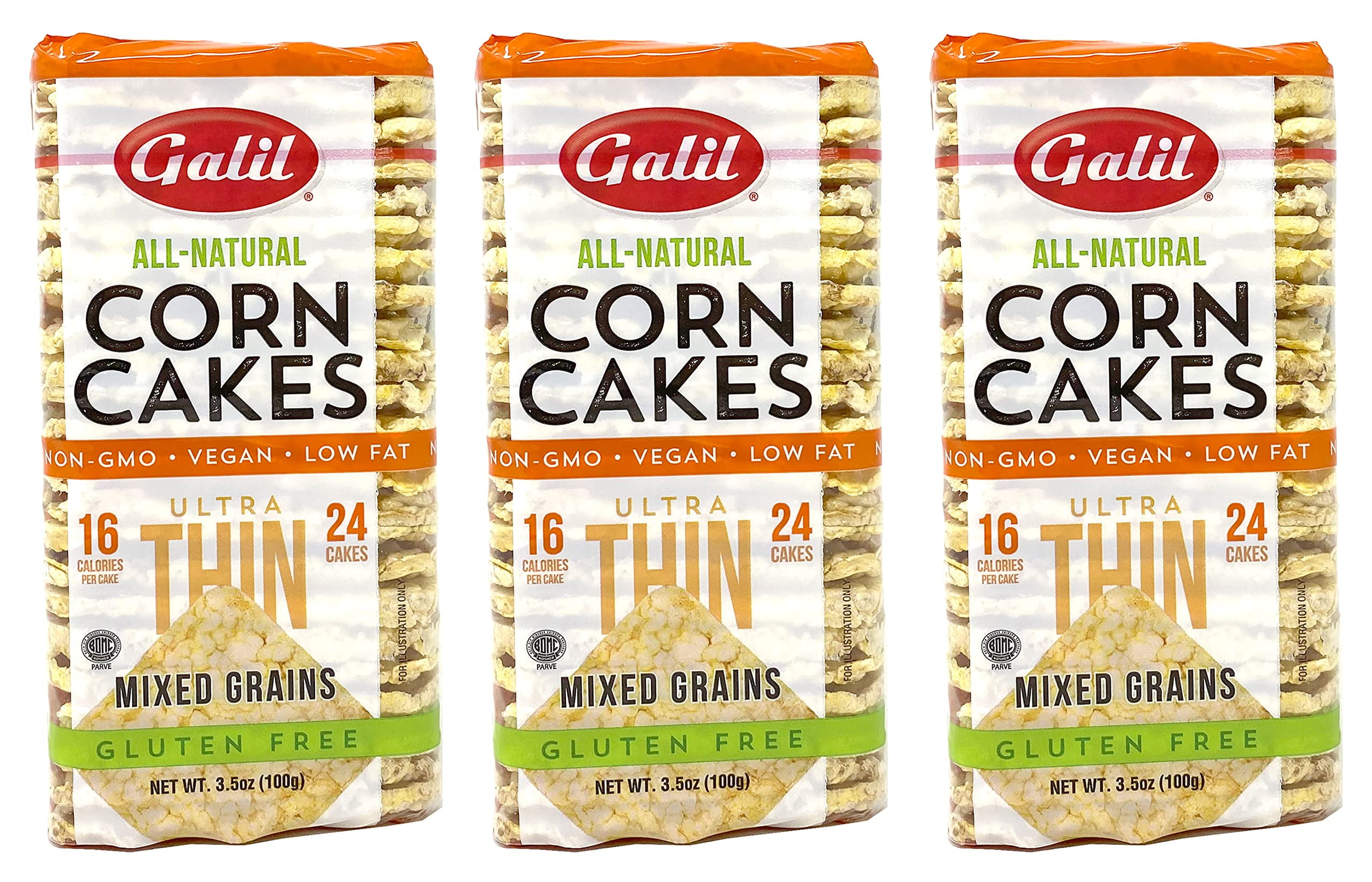 Galil Ultra Thin Corn DMF15 Cakes | Corn Cakes Mixed Grains Corn Snacks ...