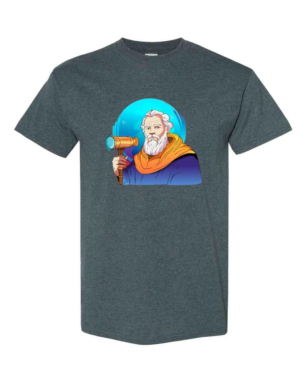 Galileo Galilei Cartoon Funny Scientist History Illustration Unisex T ...