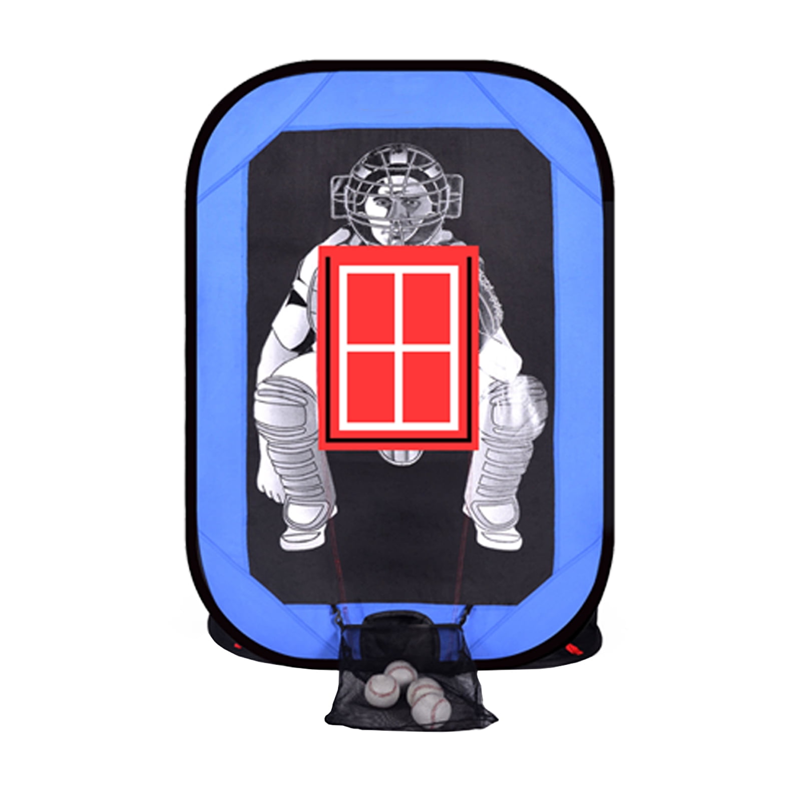 Galileo Sports Baseball Rebounder with Strike Zone Catcher Target ...