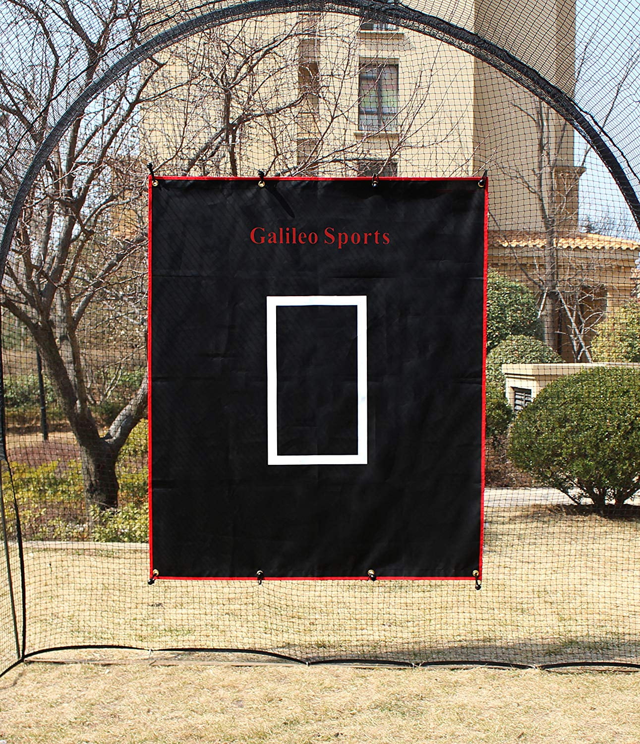 Galileo Vinyl Backstop Baseball/Softball Tarpaulin Backstop Batting ...
