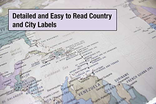 Gall Orthographic World Map | Most Accurate World Map - Countries are ...