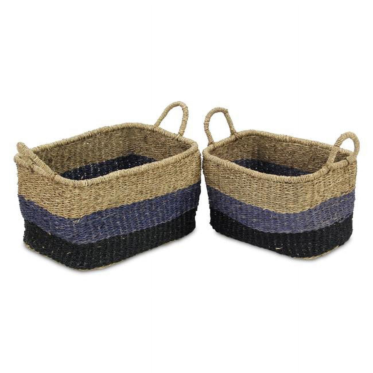 Galla Nested Rectangular Basket, Tri-color - 2 Piece - Walmart.com