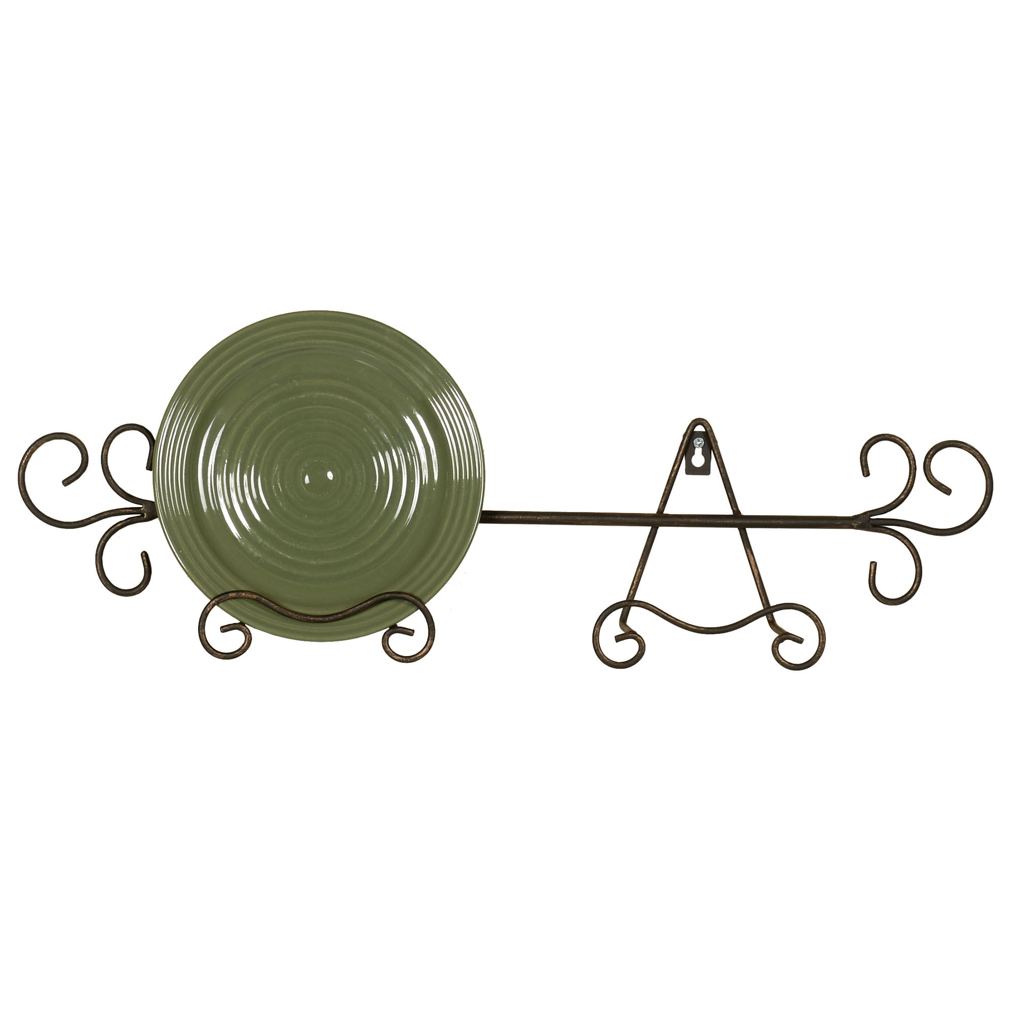 Galla Petite Plate Rack Antique Bronze 2 Plate - Walmart.com