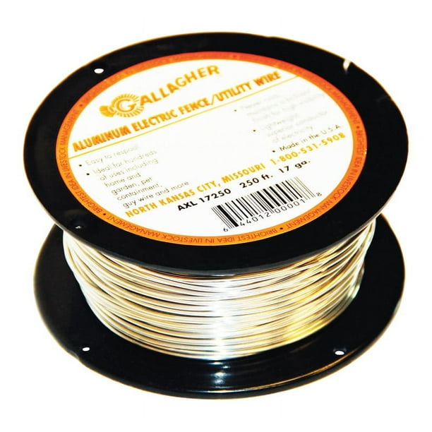 Gallagher Electric Fence Wire Silver - Walmart.com