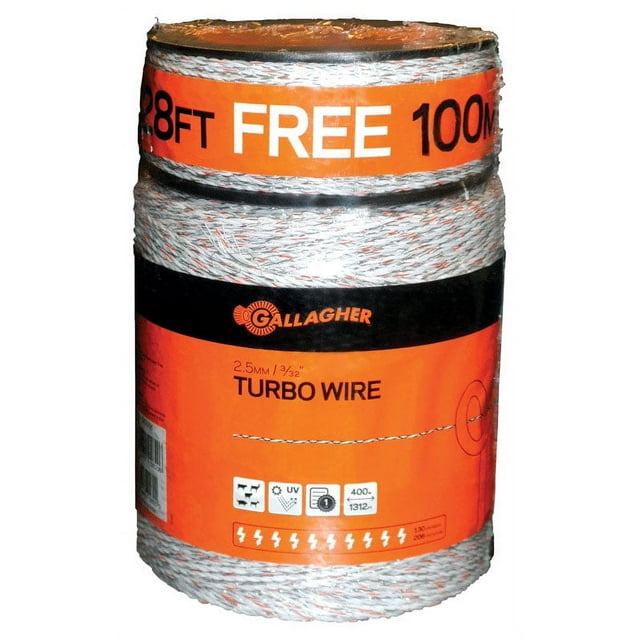 Gallagher Electric Fence Wire White - Walmart.com