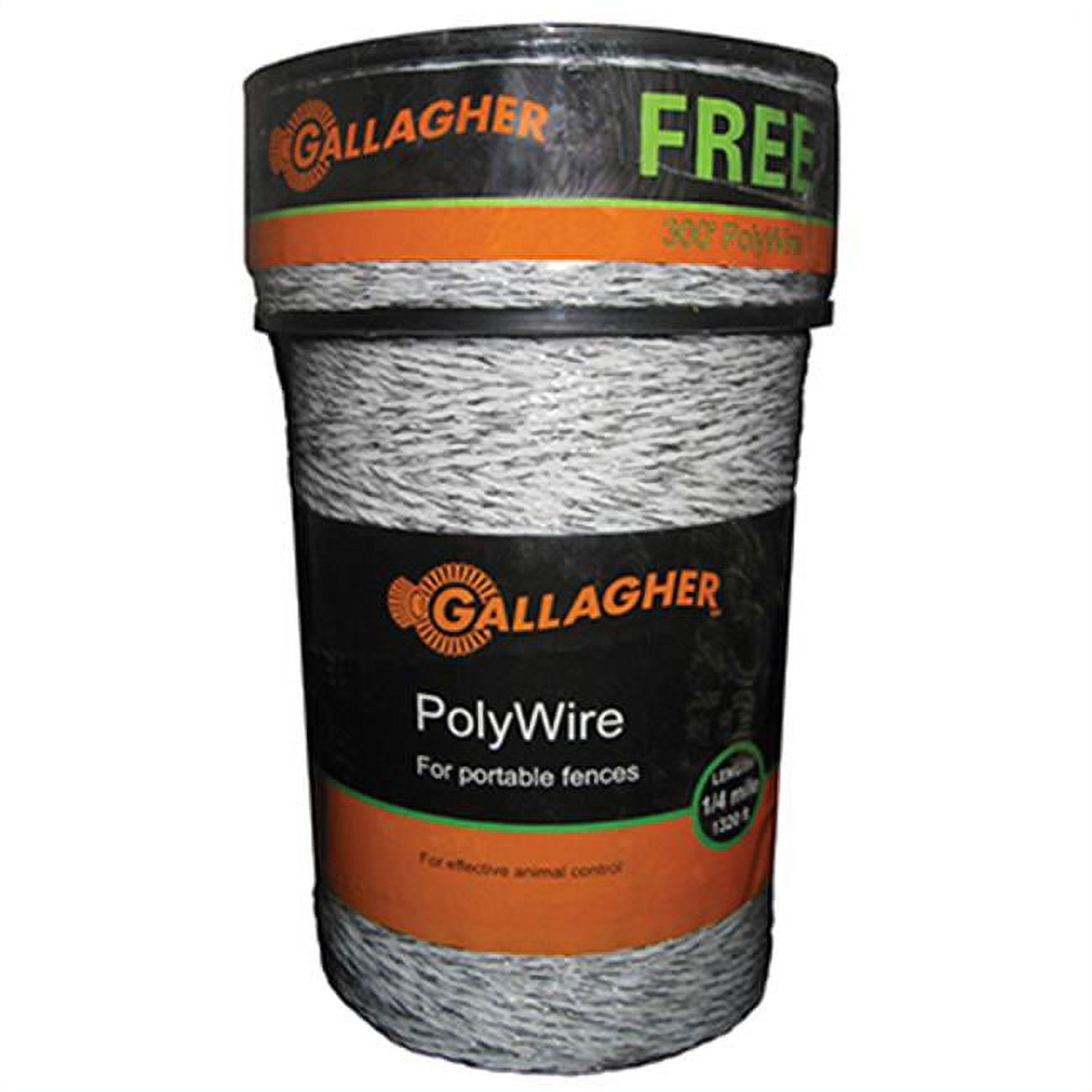 Gallagher G620300 1,320 ft. Polywire, Ultra White - Walmart.com