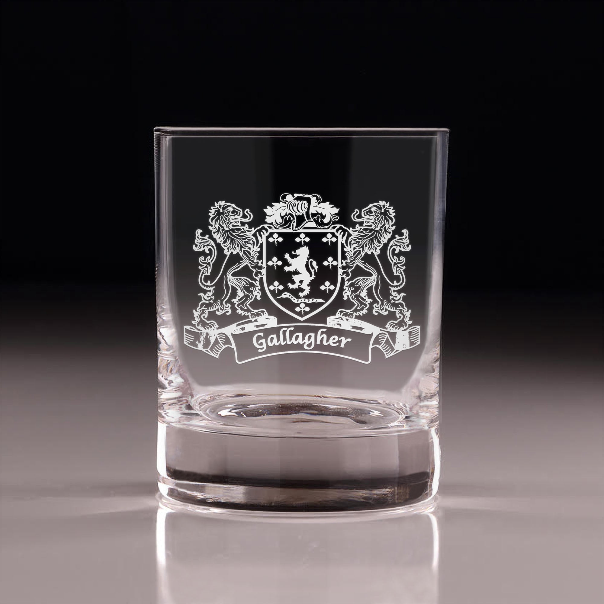 Gallagher Irish Coat of Arms Old Fashioned Tumblers - Set of 4 ...