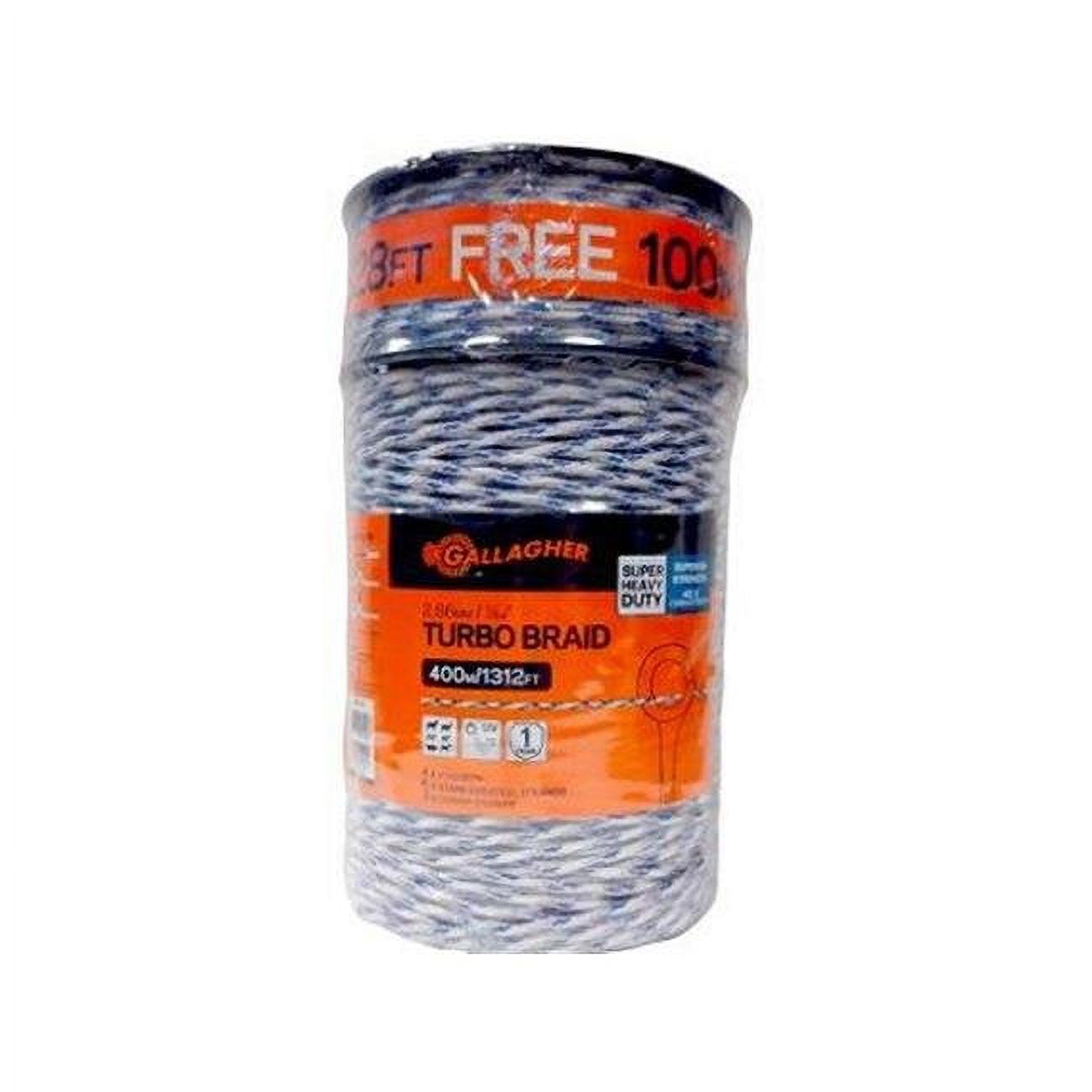 Gallagher North America 0.1 in. x 1312 ft. Turbo Braid - Walmart.com
