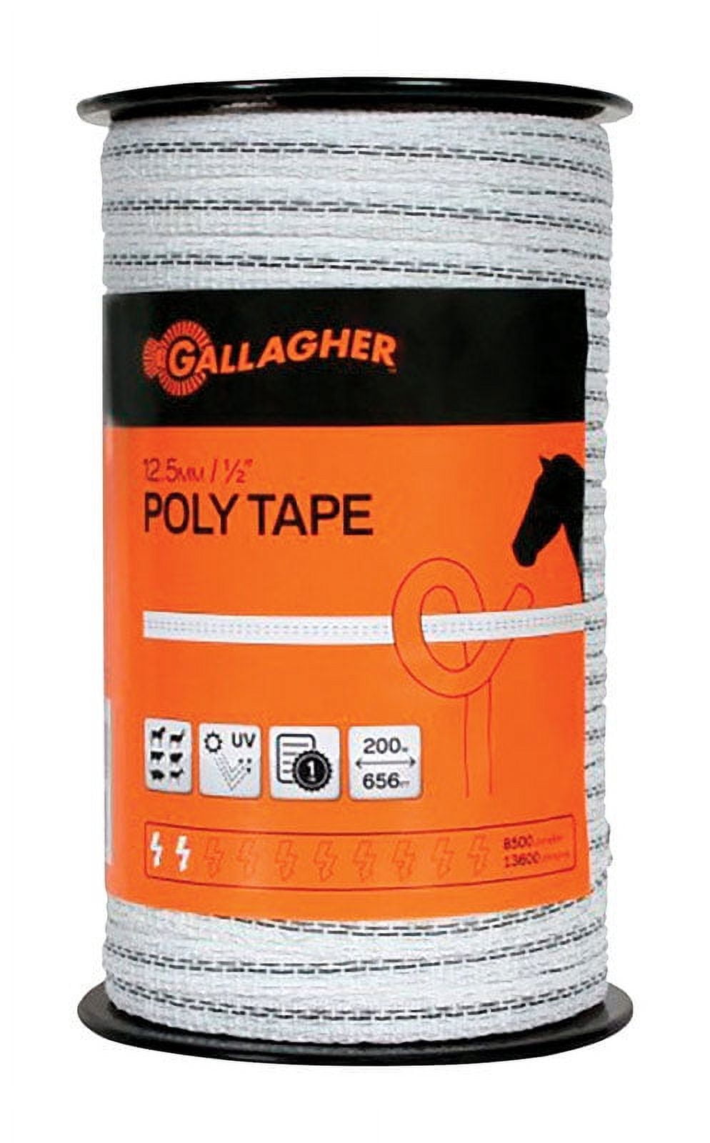 Gallagher Poly Tape Green/White - Walmart.com