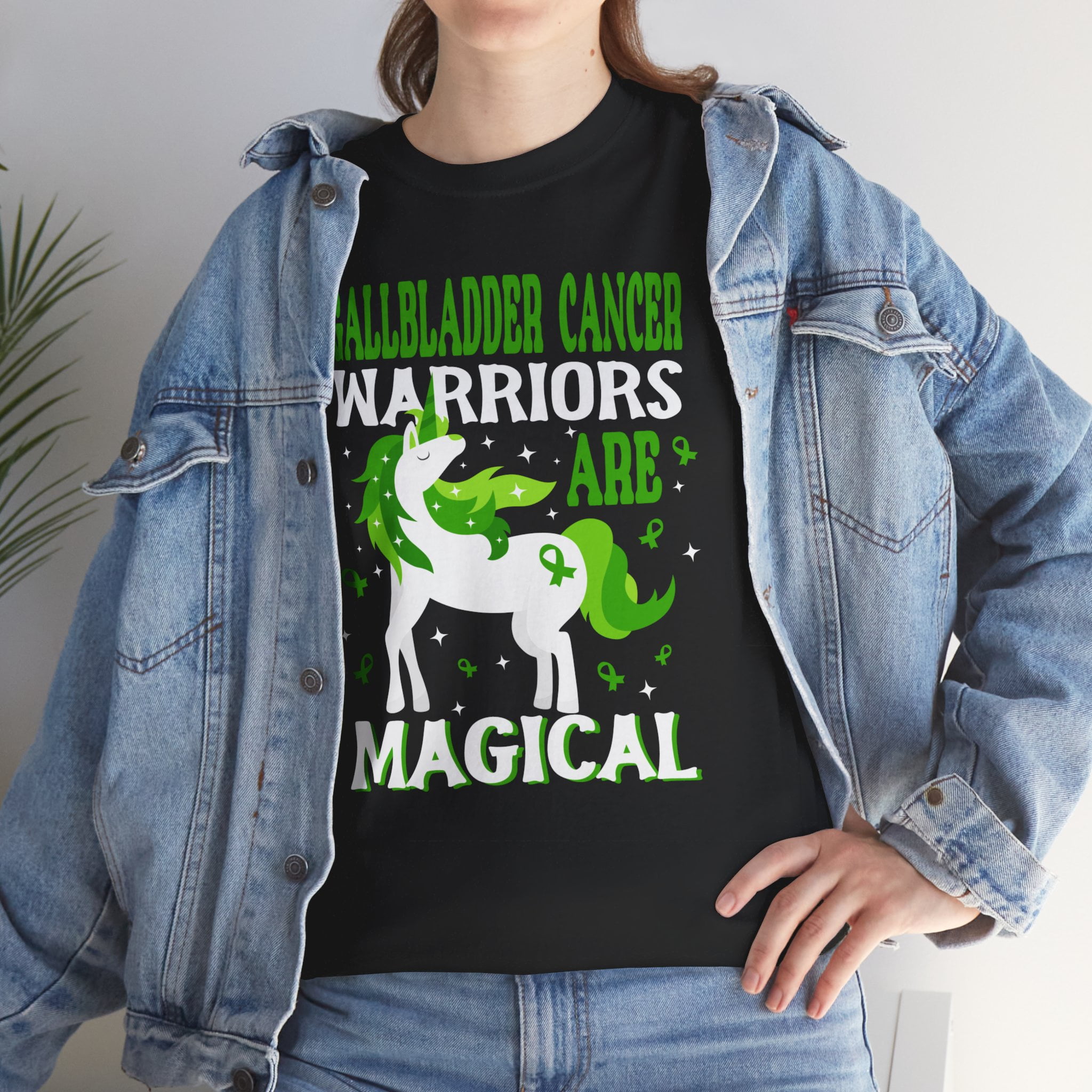 Gallbladder Cancer Warriors Are Magical Unicorn T-Shirt Gift For ...