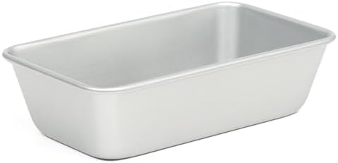 Gallen 9 Inch Nonstick Carbon Steel Loaf Pan - Silver Durable Bakeware ...