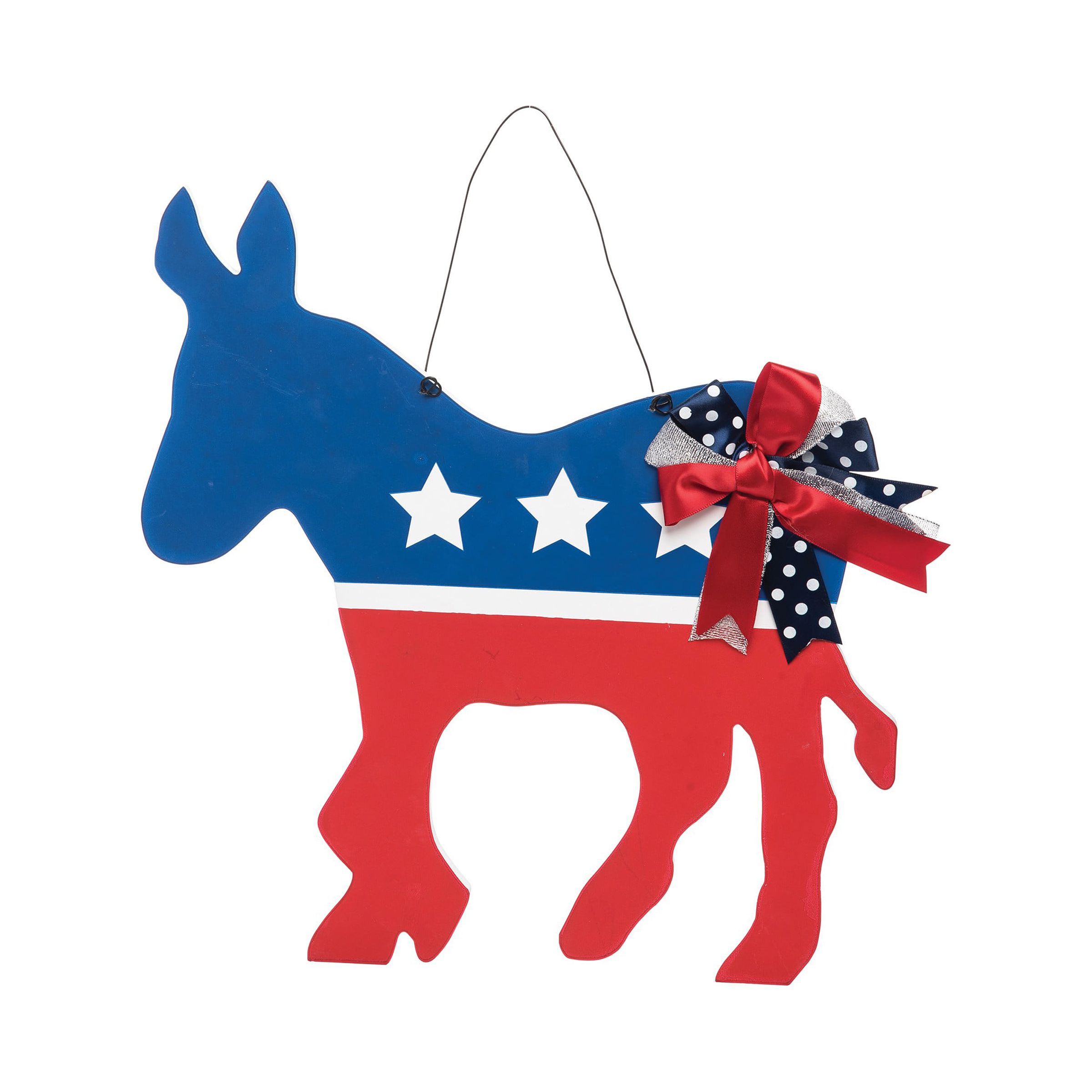 Gallerie II Democrat Donkey Patriotic Wall Art - Americana Spirit, 4th ...