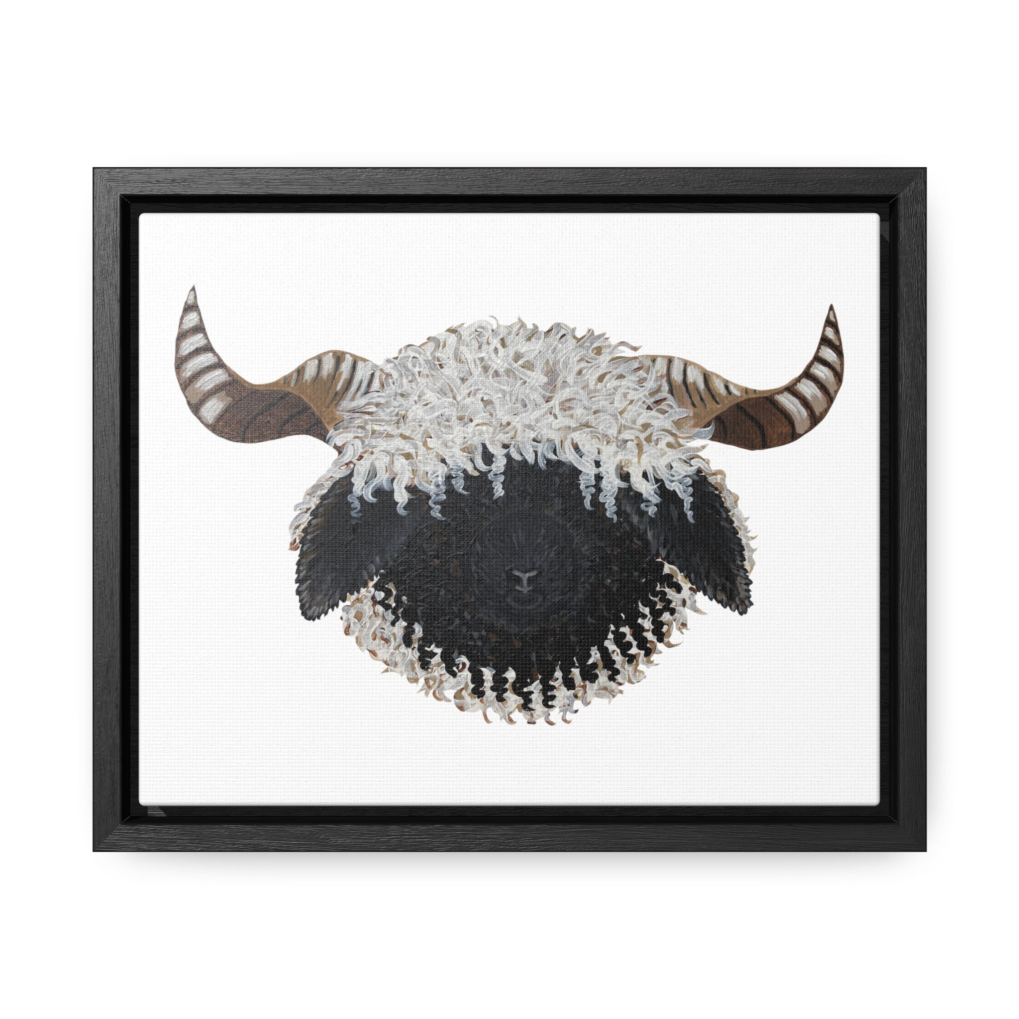 Gallery Canvas Wraps, Horizontal Frame Valais Blacknose Sheep wall art ...