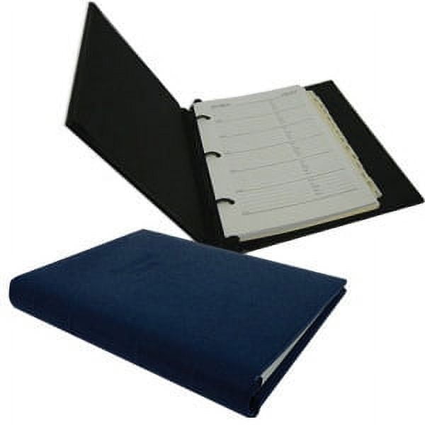 Gallery Leather Desk Address Book - Acadia Navy - 9" x 7" - Walmart.com