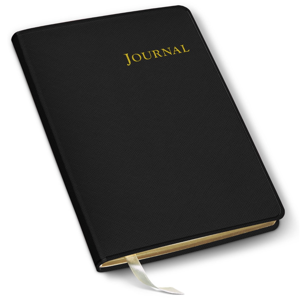 Gallery Leather Desk Journal - Key West Black - 8"x5.5" - Walmart.com