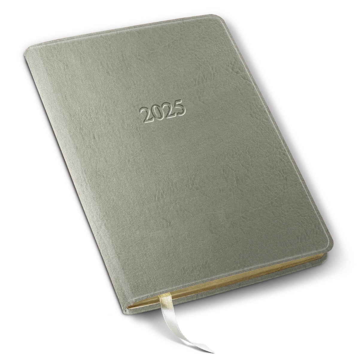 Gallery Leather Desk Weekly Planner 2025 - Freeport Metallic Silver ...