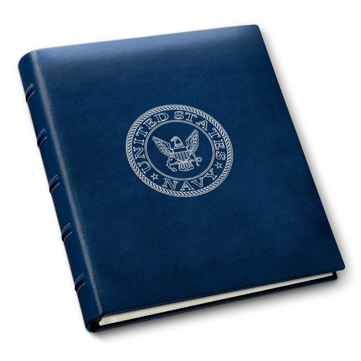 Gallery Leather Gallery Photo Album - Acadia Navy - US Navy - 11.75"x10 ...
