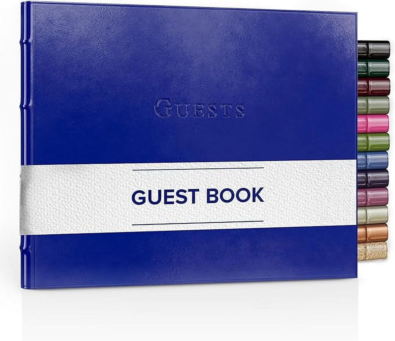 Gallery Leather Guest Book - Acadia Malibu - 7" x 9" - Walmart.com
