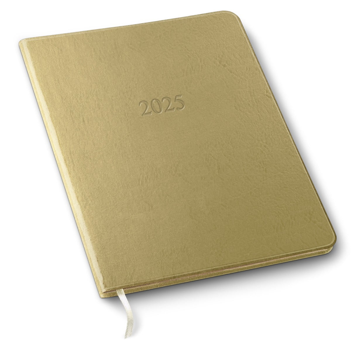 Gallery Leather Large Monthly Planner 2025 - Freeport Metallic Gold - 9 ...