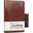 Gallery Leather Journal Notebook - 192 Pages, Softcover, For Men and ...