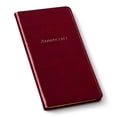 Gallery Leather Pocket Address Book - Acadia Burgundy - 6" x 3.25 ...