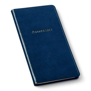 Gallery Leather Pocket Address Book - Key West Salmon - 6" x 3.25 ...