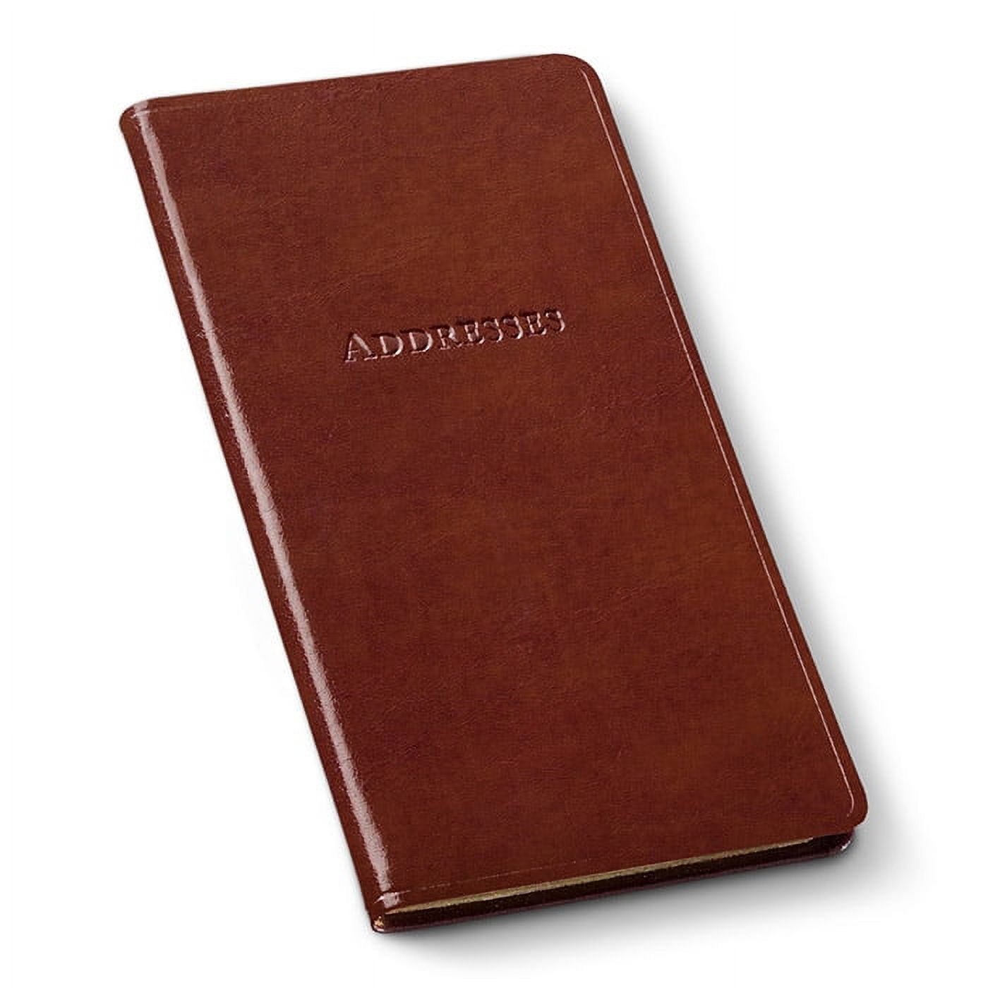 Gallery Leather Pocket Address Book - Acadia Tan - 6" x 3.25" - Walmart.com