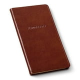 Gallery Leather Pocket Address Book - Acadia Tan - 6" x 3.25" - Walmart.com