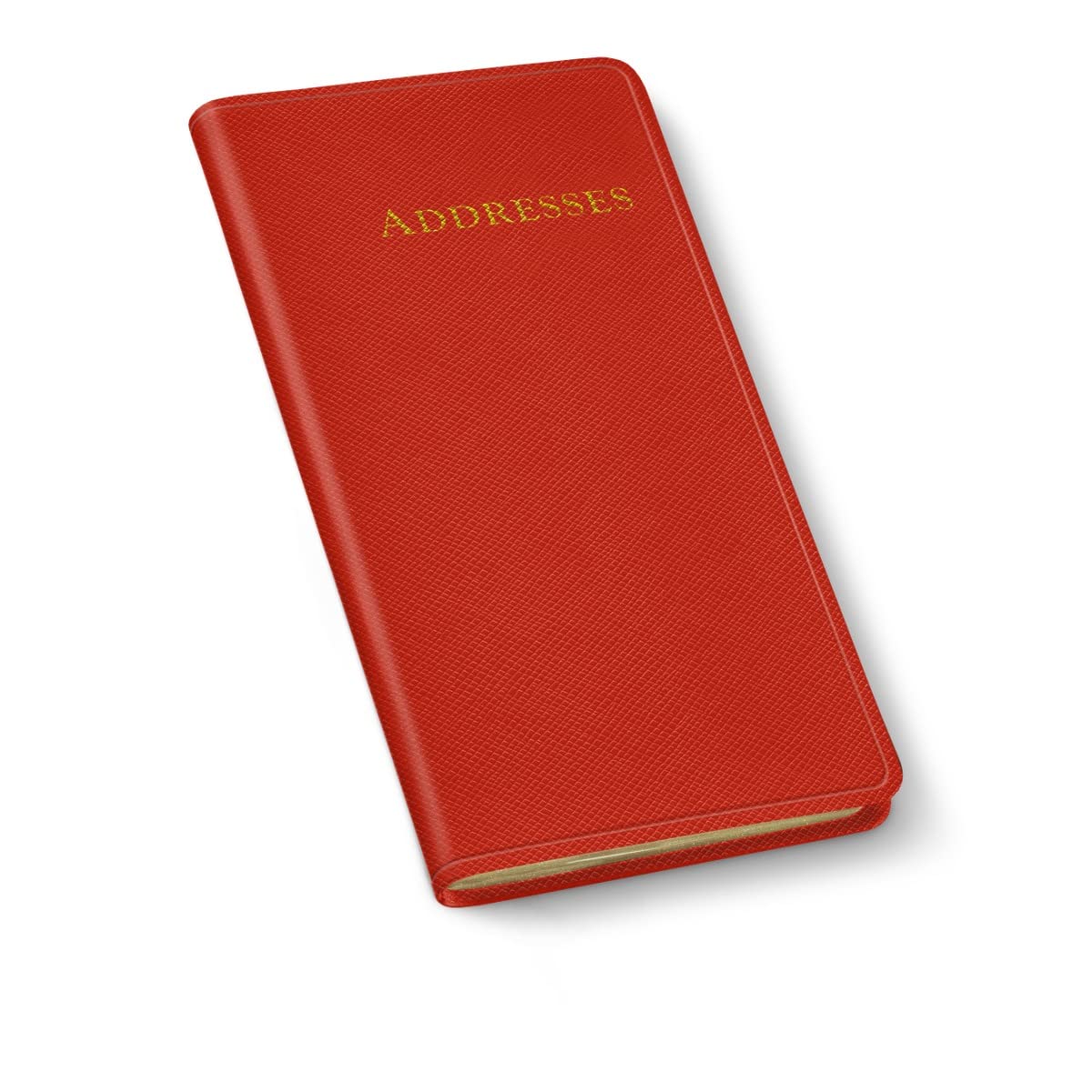 Gallery Leather Pocket Address Book - Key West Red - 6" x 3.25 ...