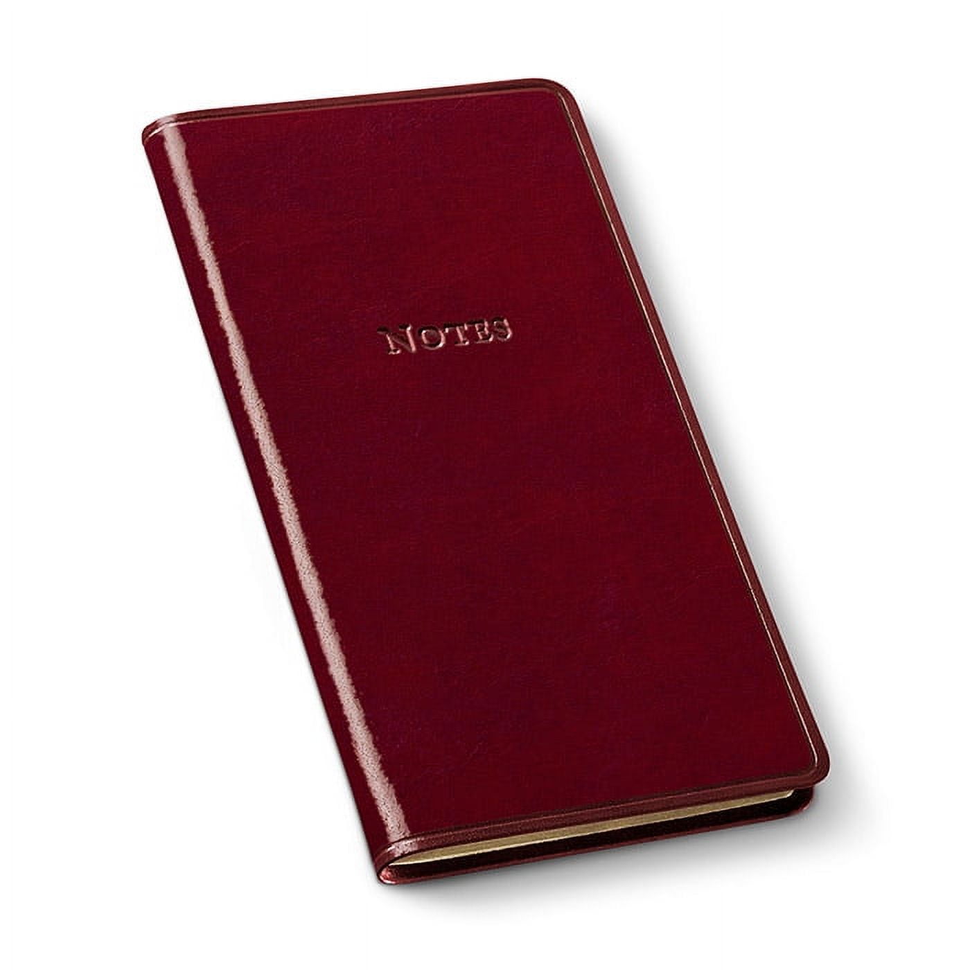 Gallery Leather Pocket Notes Journal - Acadia Burgundy - 6"x3.25 ...